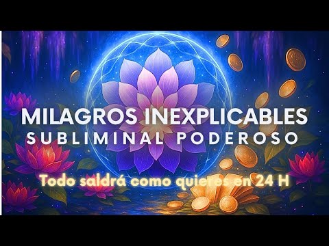 MILAGROS INEXPLICABLES llegarán a tu Vida | Subliminal Poderoso para Activar el Campo Cuántico