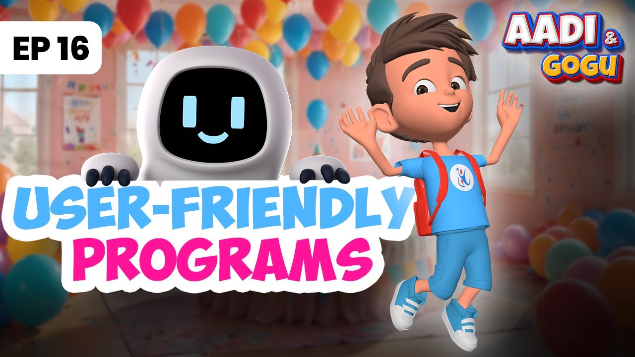 Aadi and Gogu | Ep 16 | User-Friendly Programs | Coding for Kids - YouTube