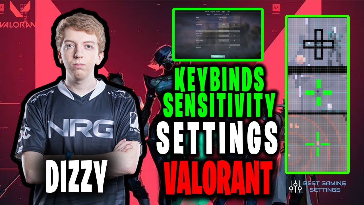 dizzy Valorant Settings Sensitivity Keybinds Crosshair and Setup ...