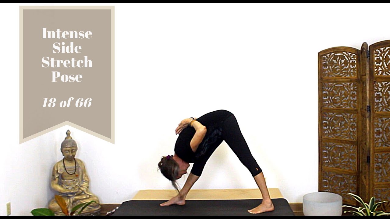 Intense Side Stretch Pose - Parsvottanasana 18 of 66 - YouTube