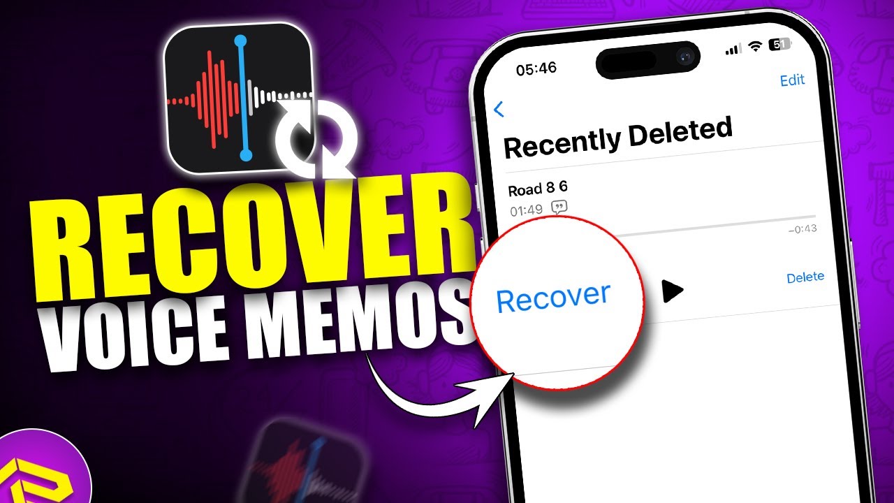 How to Recover Deleted Voice Memos on iPhone | Restore Lost Audio Files ...