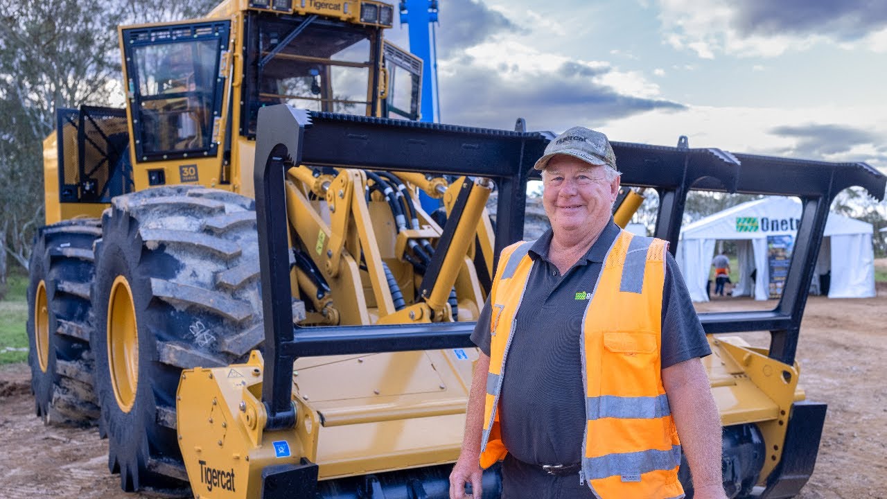 The mighty and unrivalled Tigercat 760B Mulcher. Check this beast out ...
