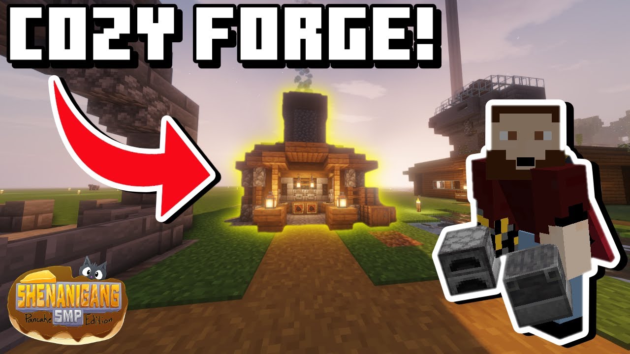 Cozy Forge In Survival Minecraft! - Shenanigang SMP - YouTube
