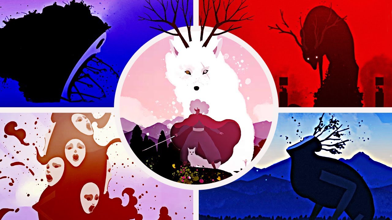 Neva - All Bosses & Ending - YouTube