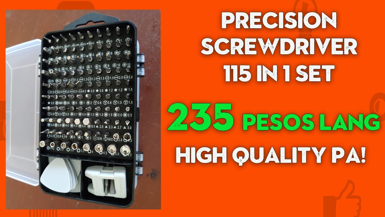 Precision Mini Screwdriver 115 in 1 set Toolbox High Quality and Cheap ...