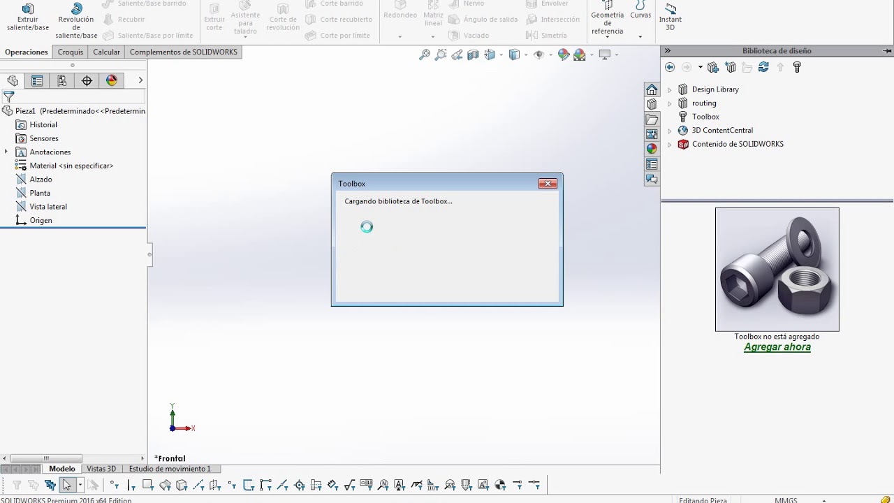 TUTORIAL #01-Introduccion al uso de SolidWorks - YouTube