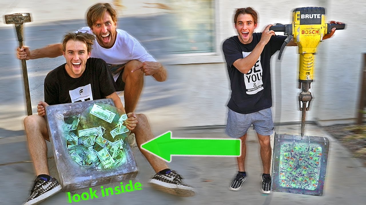 We BROKE the UNBREAKABLE BOX! *WON $10,000* - YouTube