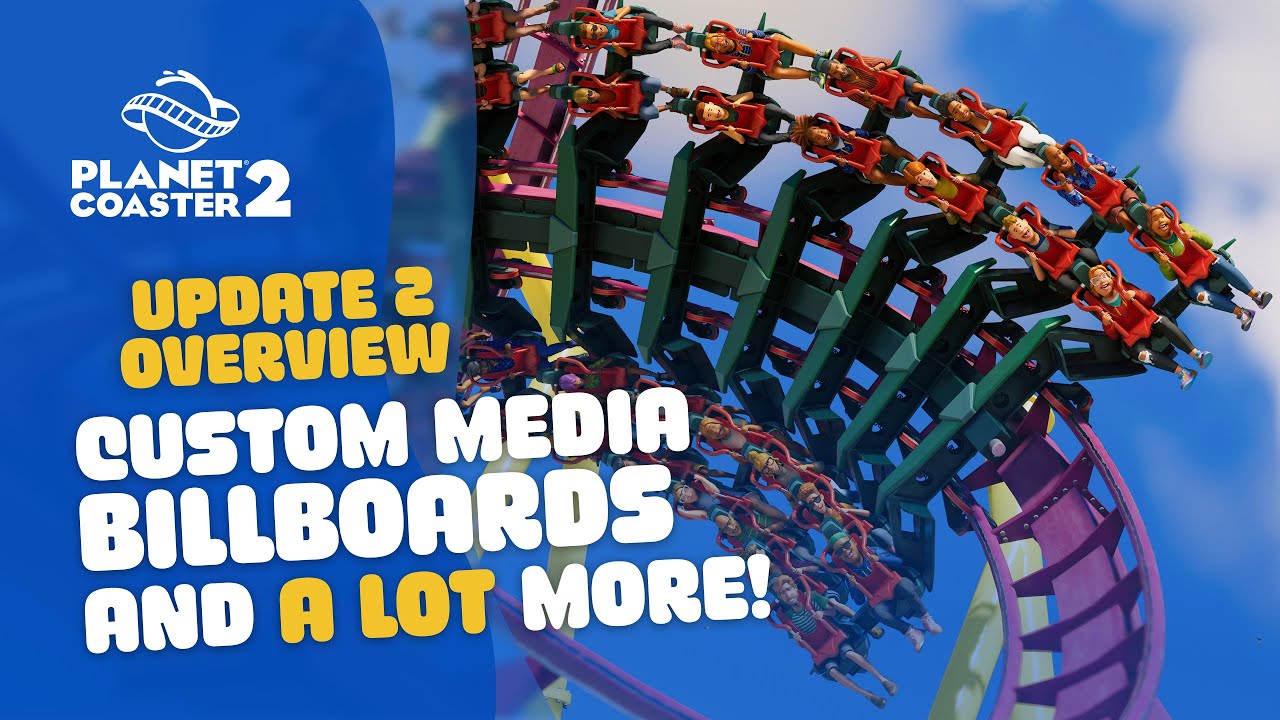 MASSIVE Update for Planet Coaster 2 – Update 2 Overview - YouTube