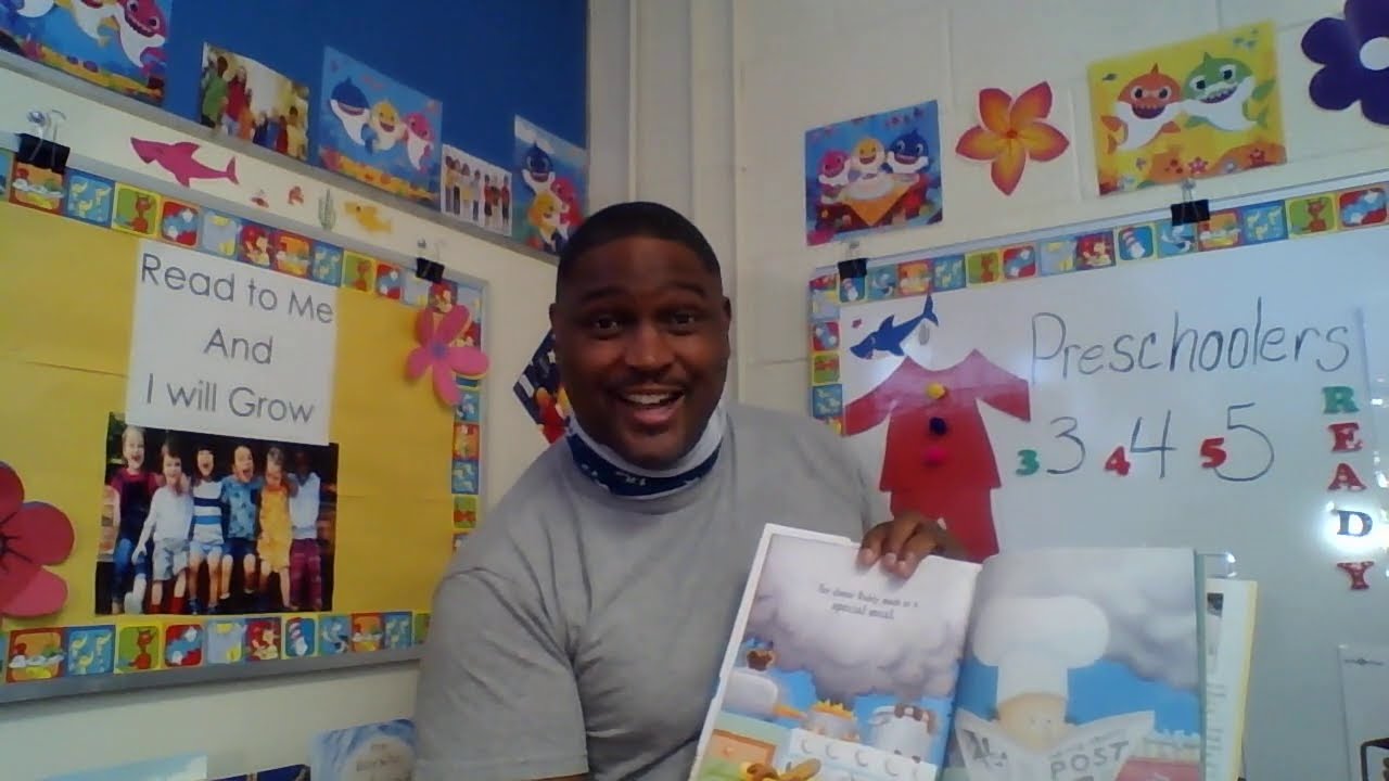 Mr Derrick in Headstart's reading corner - YouTube