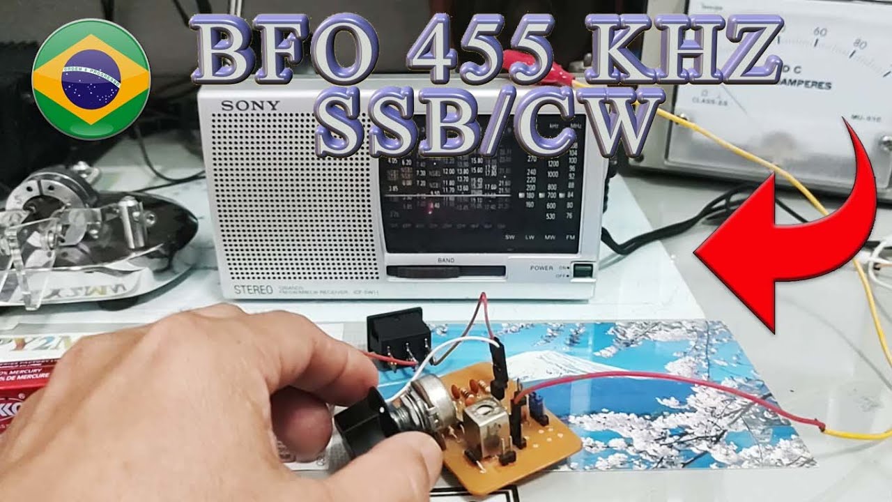 BFO 455KHZ DEMONSTRAÇÃO FUNCIONAMENTO NA V1.0 e V3.0 - RX SSB/CW EM ...