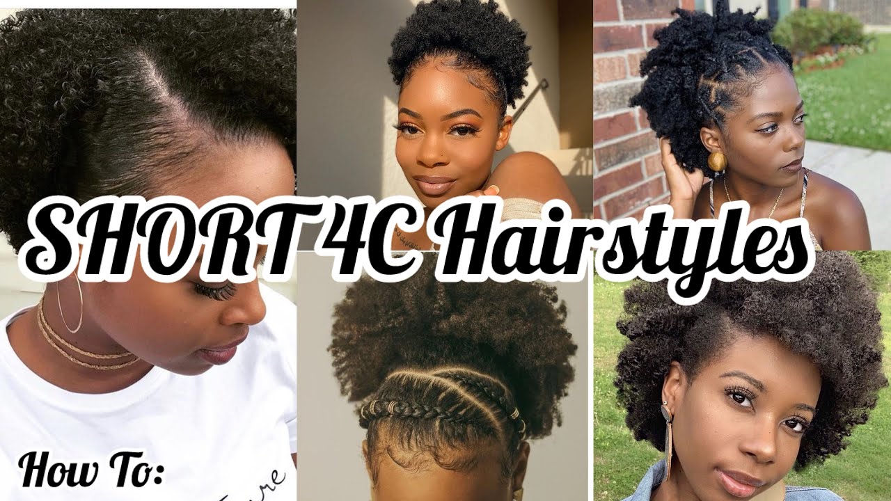 New Short 4C Hairstyles🔥Beautiful Hair Transformation For all black ...