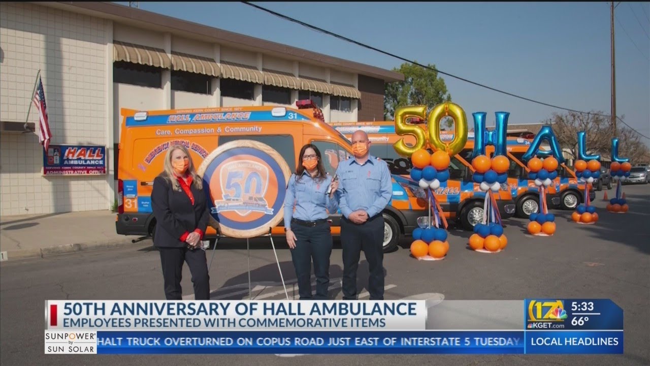 Hall Ambulance Celebrates 50th Anniversary - YouTube