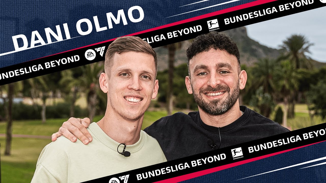 DANI OLMO drawing teammates, his dream holiday and guessing cards in ...