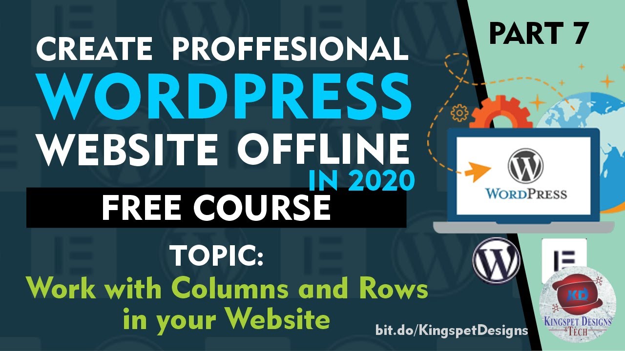 How to Work with Columns and Rows in your Website - YouTube