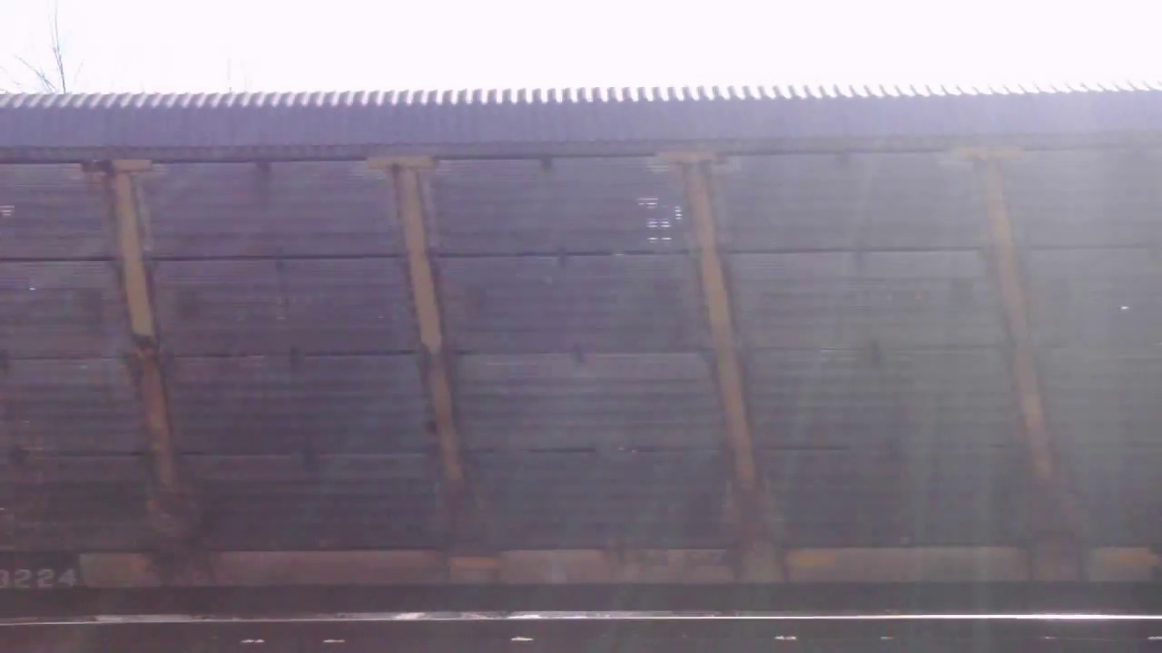 UP 4317 with WB autorack meets UP 4193 with EB intermodal - YouTube