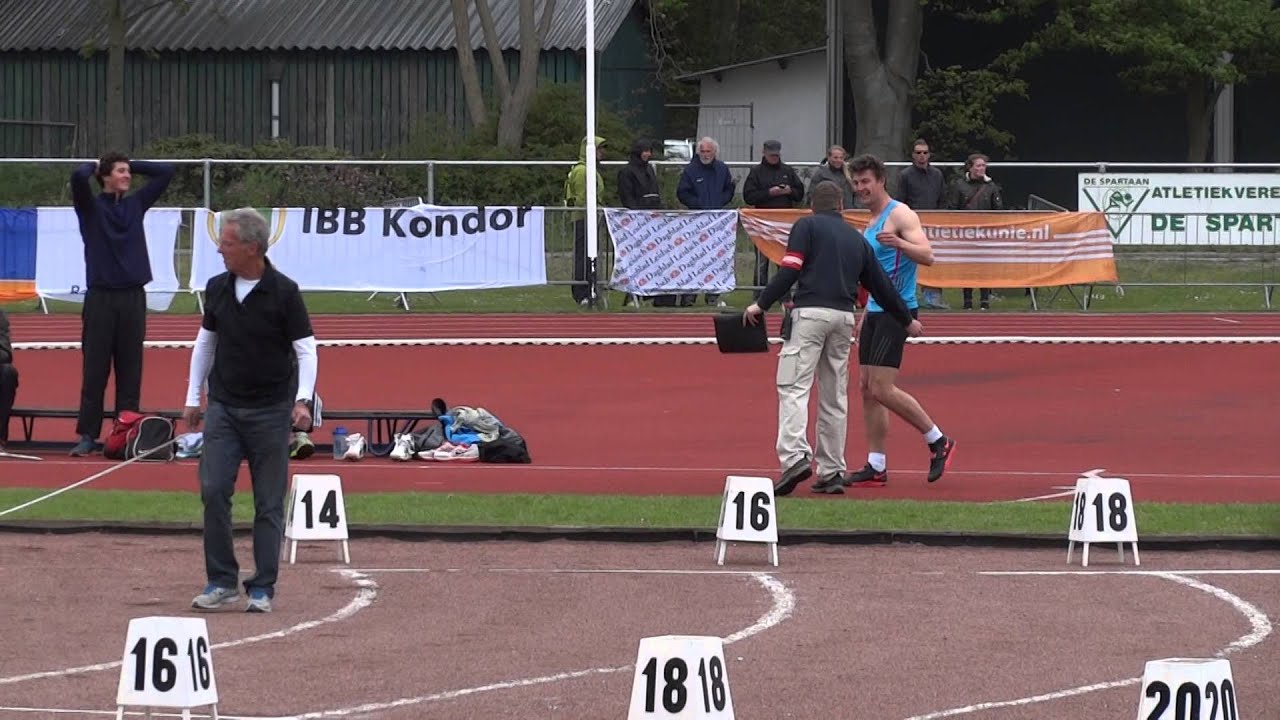 Mart ten Berge, 77.27m speerwerpen - YouTube