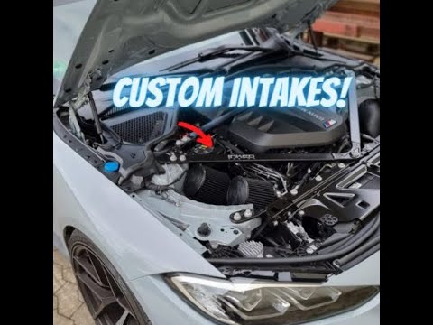 InkedCustom intakes on my 2021 M3 Manual trans - YouTube