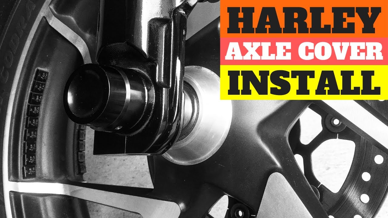 How To Install H-D Softail Sport Glide Axle Covers | Unboxing Special ...