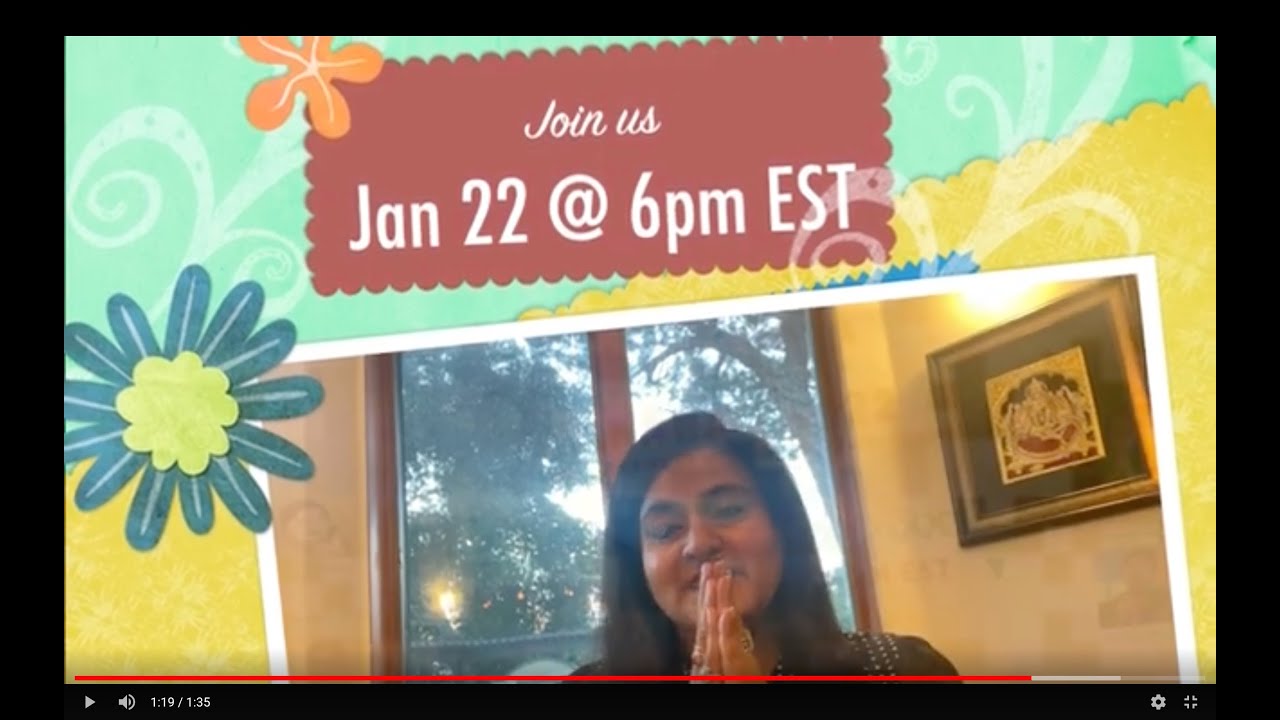 Ms Nivedita Ganapathi inviting everyone to join Avahana 2022 - YouTube