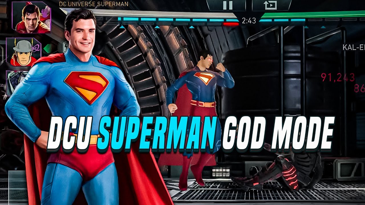 DCU Superman's Insane Solo Raid Damage | Injustice 2 Mobile - YouTube