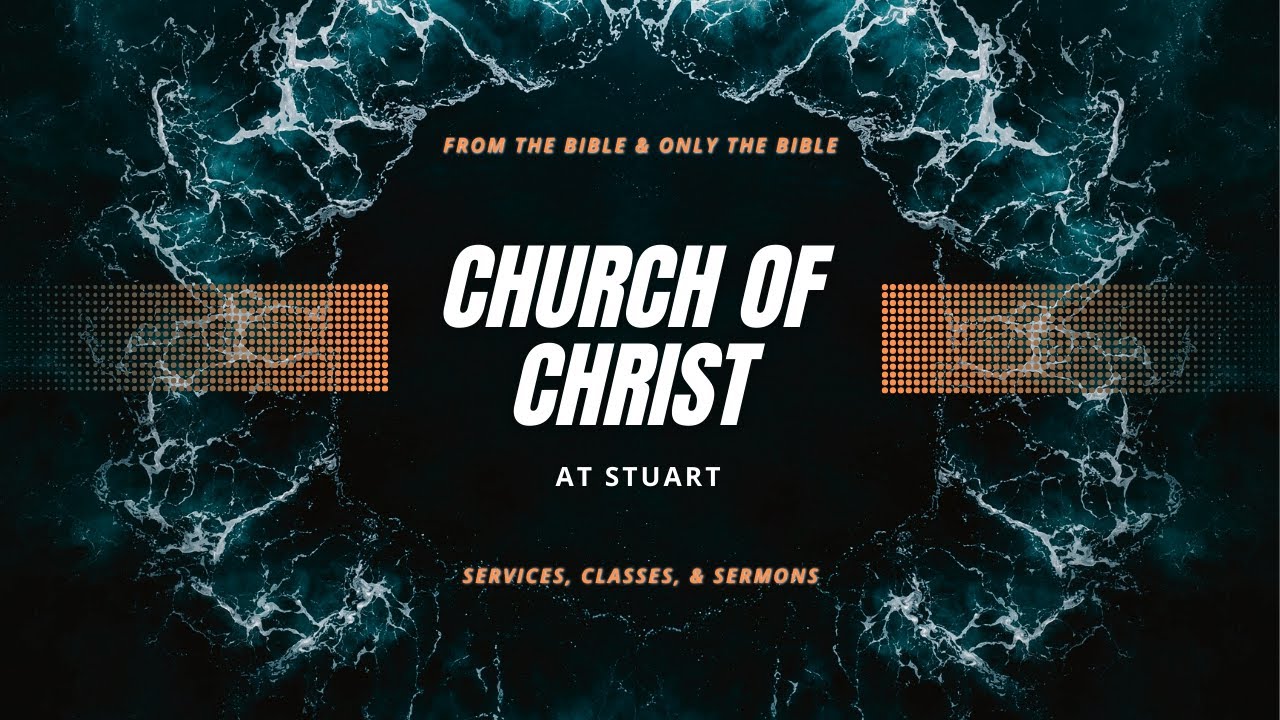 Stuart Church of Christ Livestream 11/3/24 AM Worship - YouTube