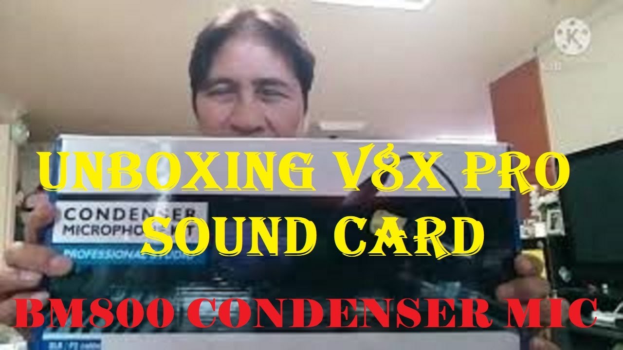 Unboxing V8X Pro Sound Card - YouTube