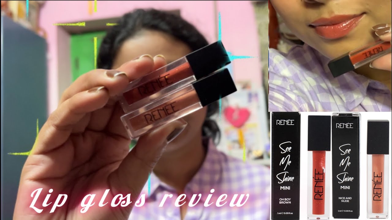 Renee see me shine lip glosses🎀 #renee #makeup #review #love - YouTube