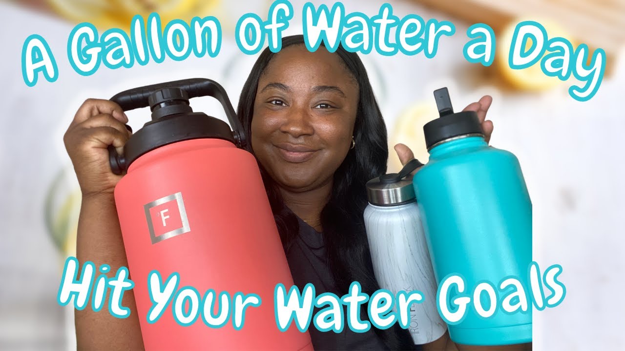 How to Hit your Water Goals EVERYDAY for Weight Loss | Iron Flask - YouTube