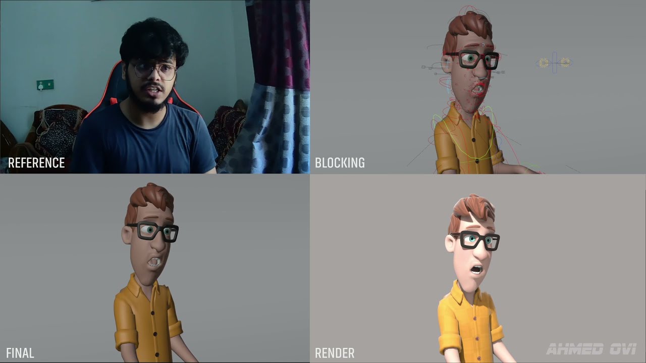 Let's Talk - CGI Character Animation (Breakdown) - Blender 2.9 - YouTube