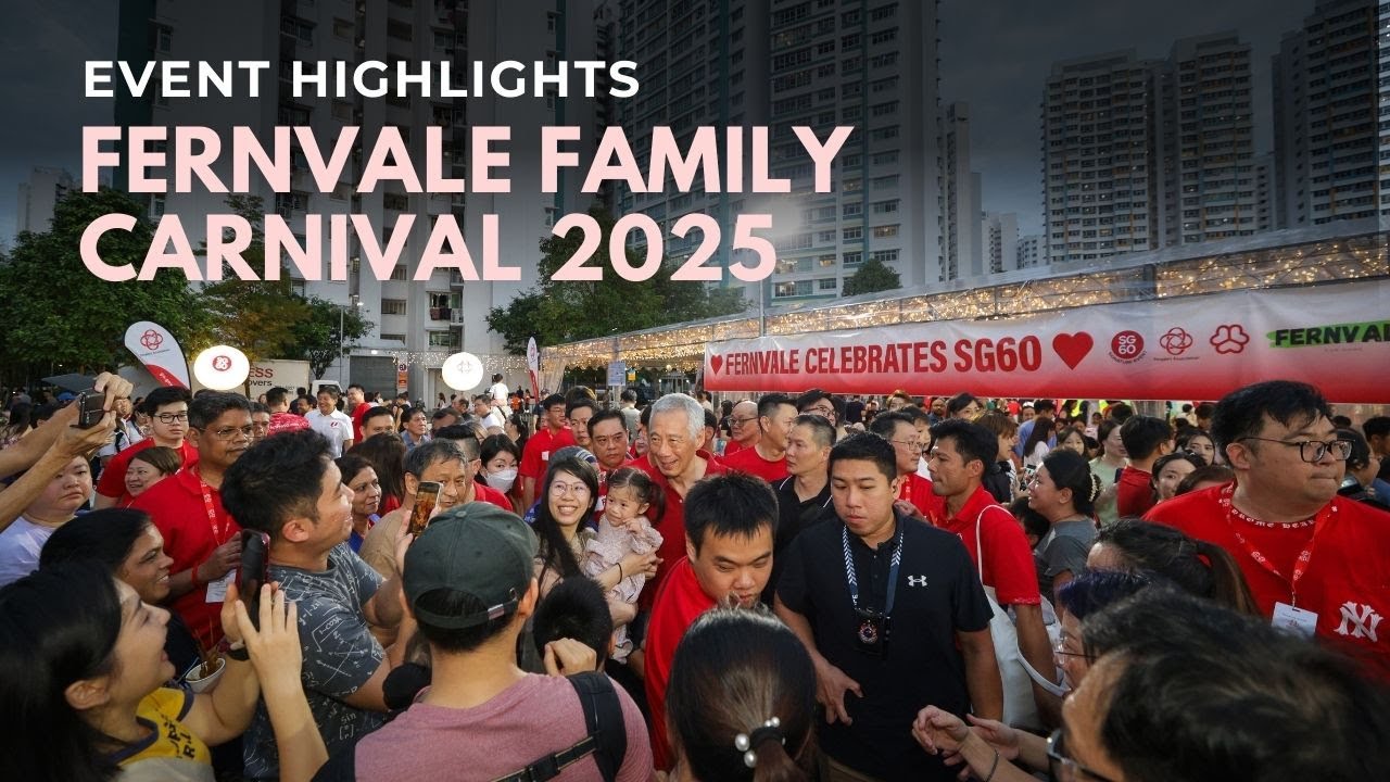 Highlights of SM Lee Hsien Loong at the Fernvale Family Carnival 2025 ...