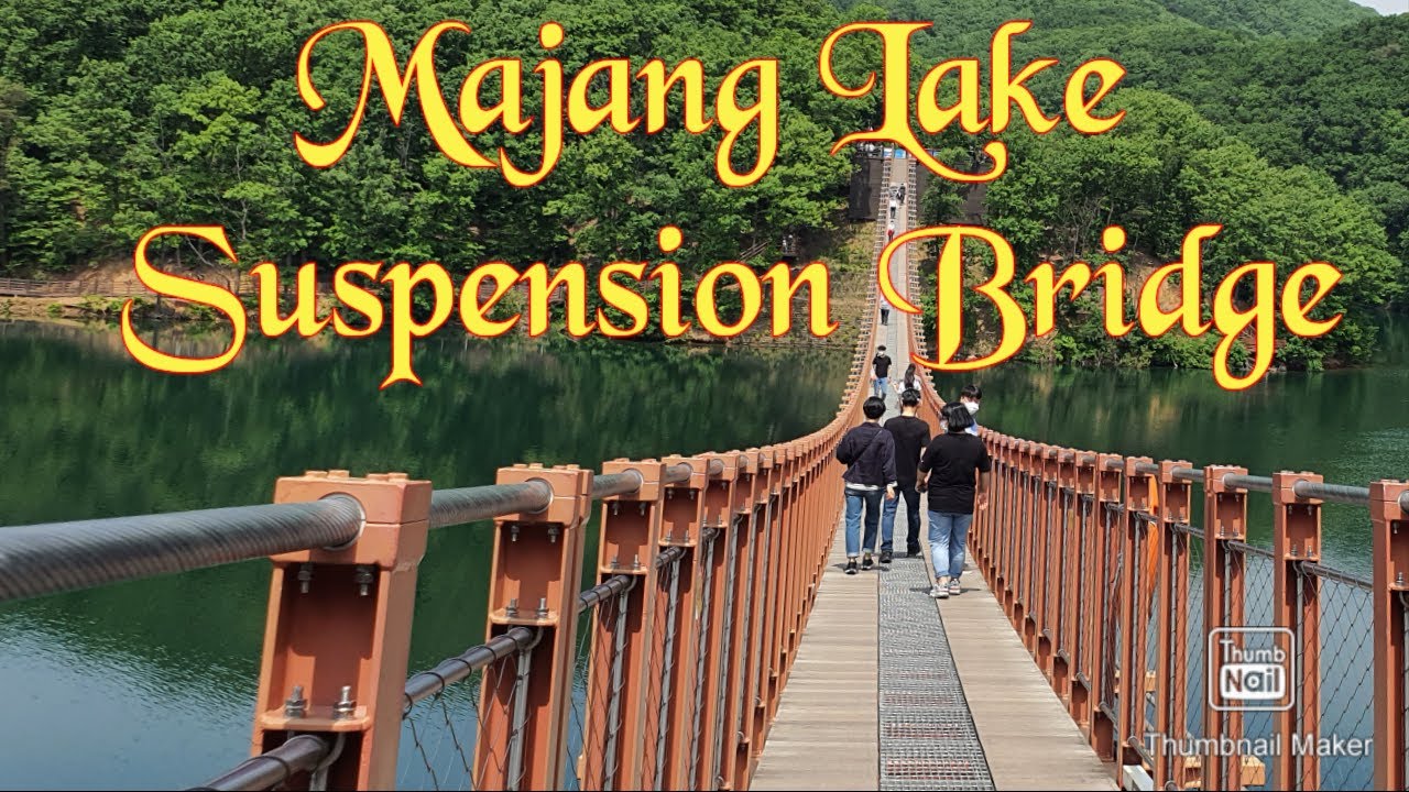 Exploring Majang Lake Suspension Bridge_ Part 2(마장 호수출렁다리) - YouTube