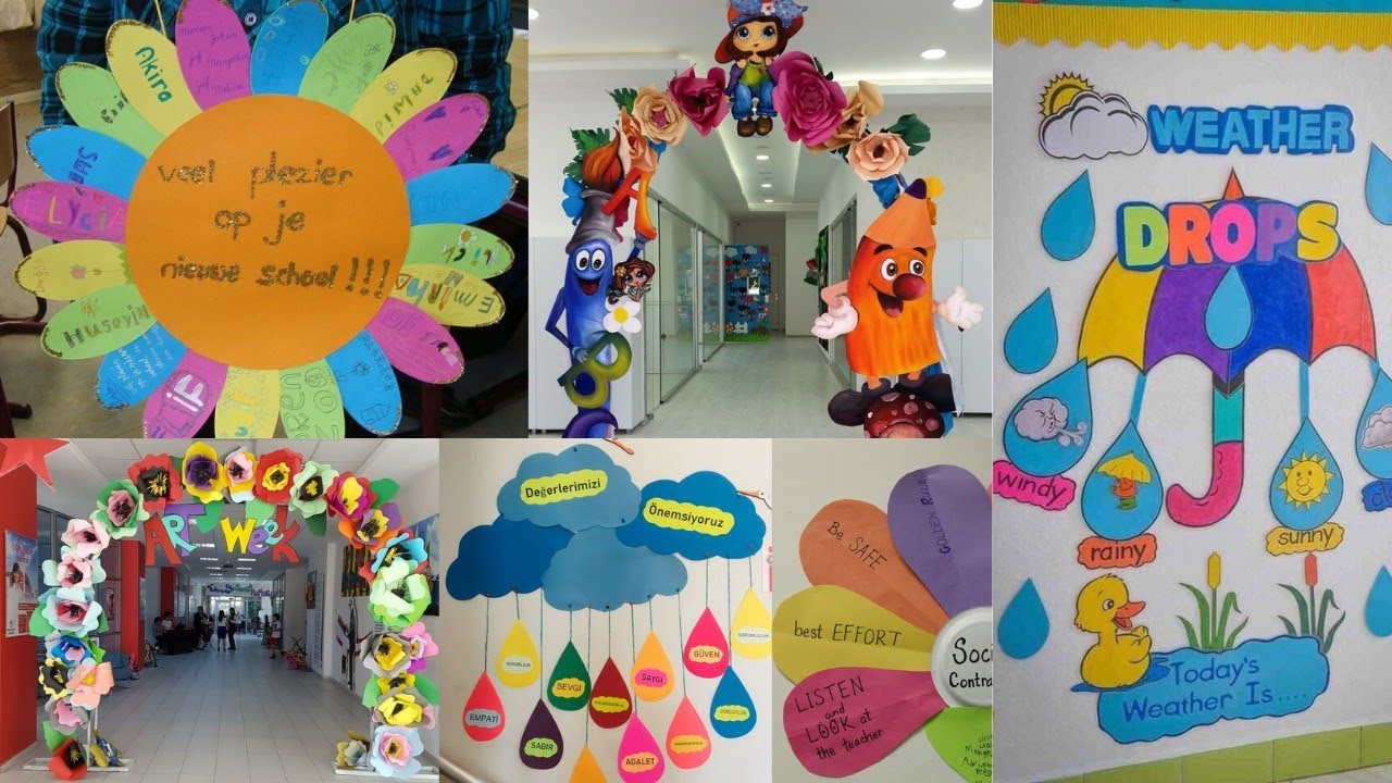 Preschool decoration ideas/Classroom decoration design/wall decoration ...