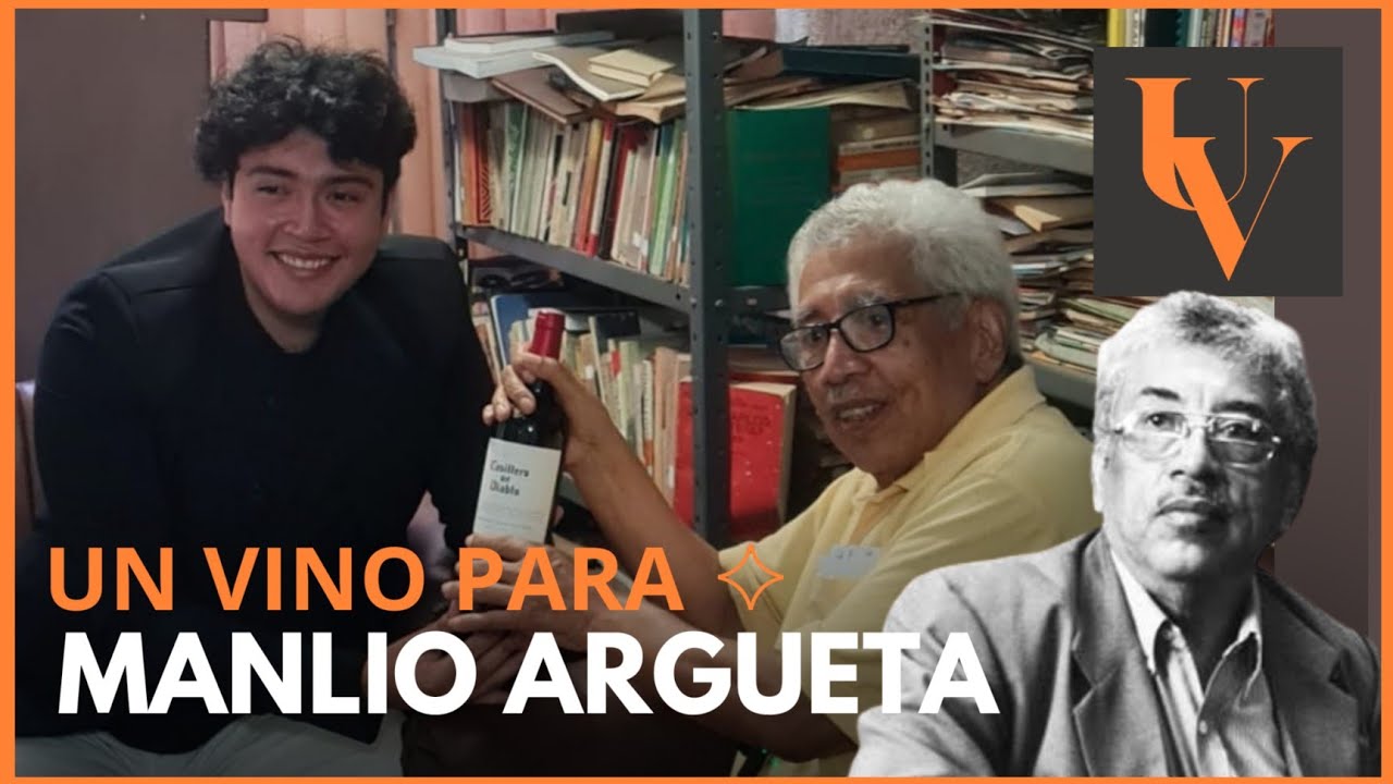 Le regalamos un vino 🍷 a Manlio Argueta, el escritor salvadoreño ...