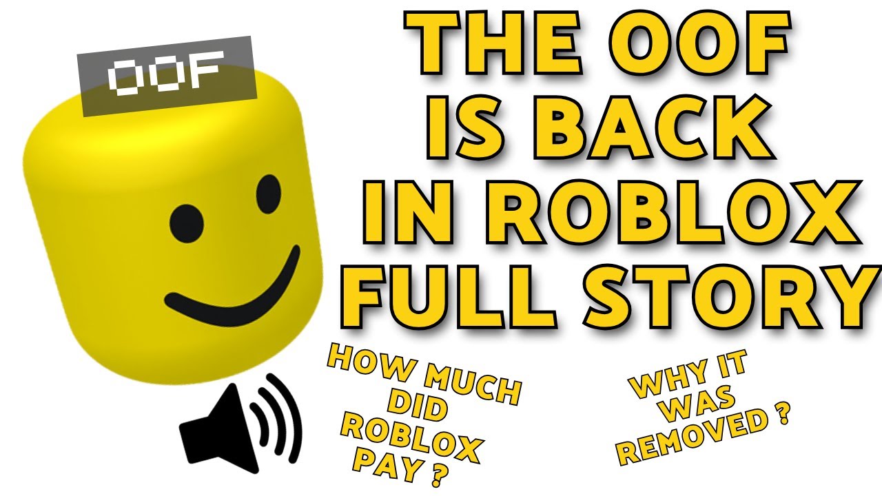 The OOF Sound is BACK in Roblox - YouTube