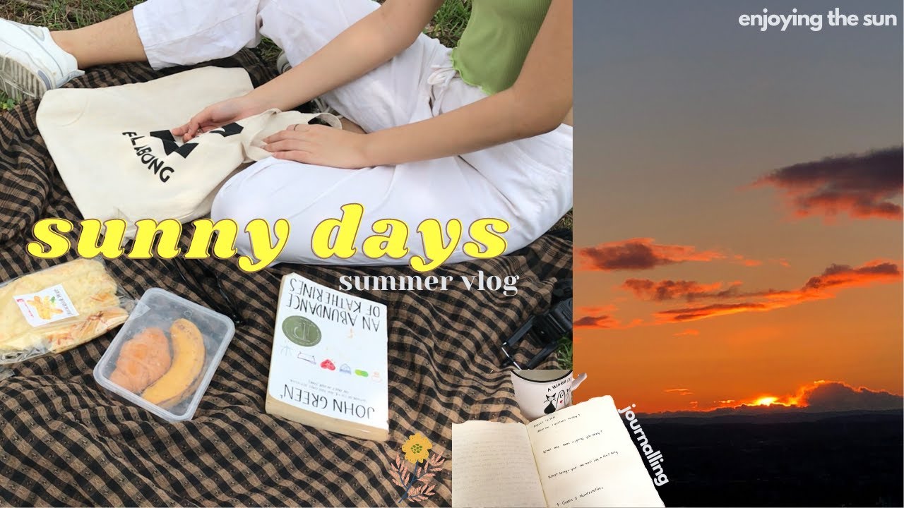 summer days in my life 💐🦋 picnic, walks & journalling + a vlog - YouTube