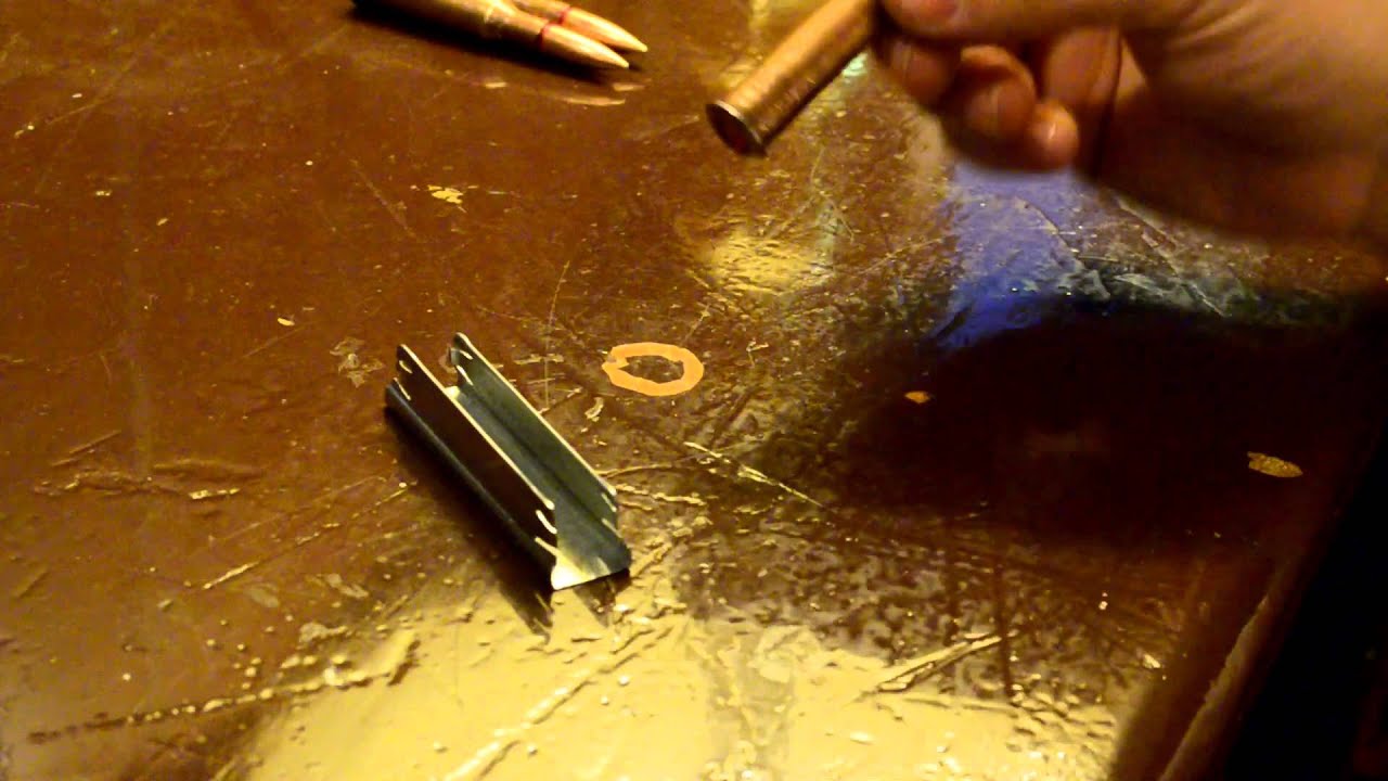 How to load a Mosin Nagant with stripper clips - YouTube