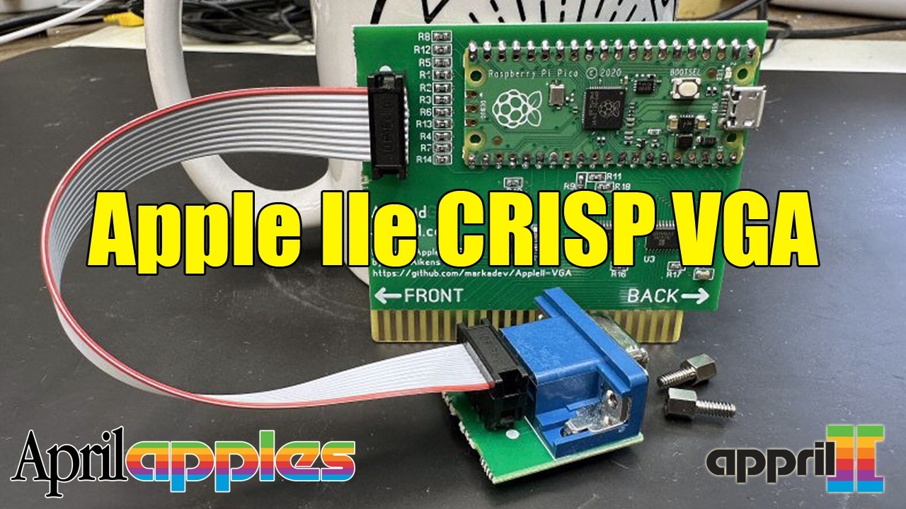 Apple IIe (1983) with VGA in 2024 - A2 VidGA Upgrade Demo & Review ...