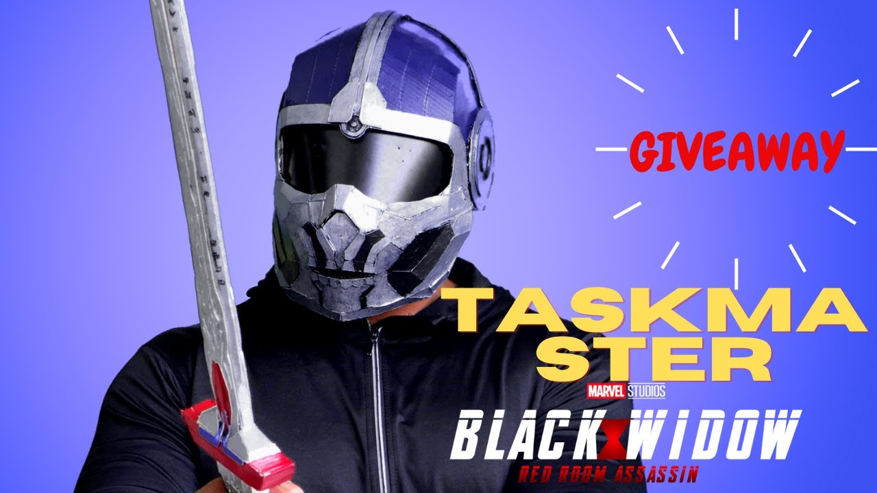 Taskmaster Helmet from Black Widow |how to make Taskmaster helmet out ...