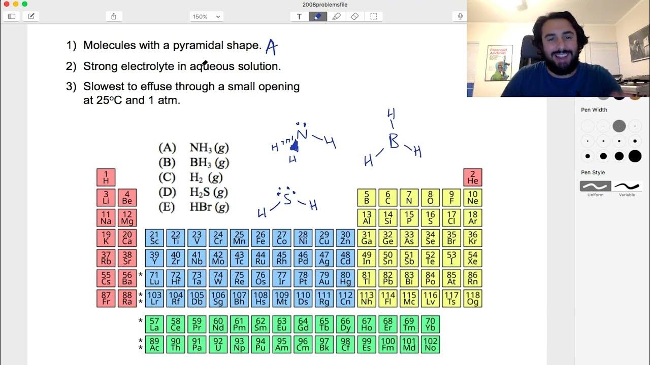 AP Chemistry Unit 4 Multiple Choice Questions - YouTube