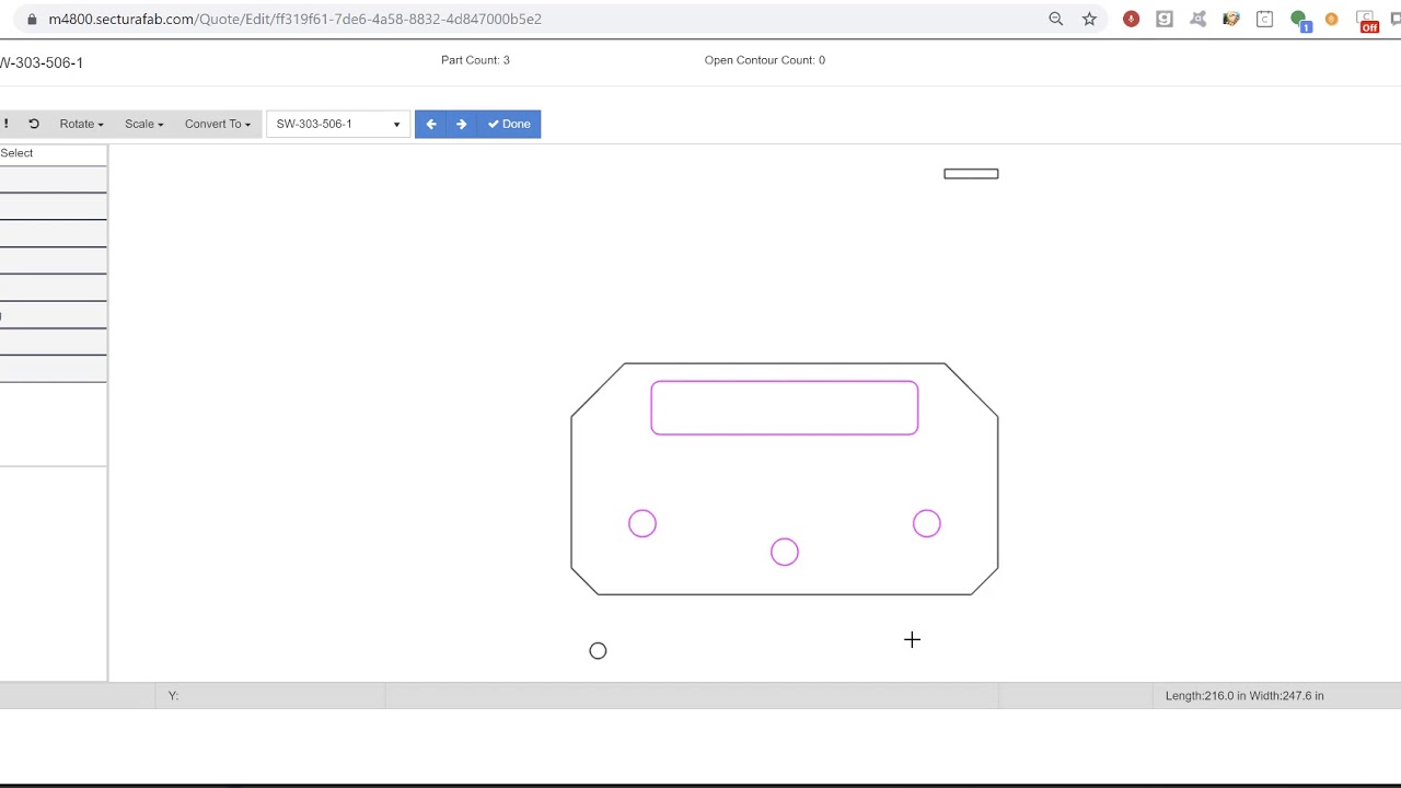 Scaling to estimate DXF, DXF, PDF, STEP, NC1 - YouTube