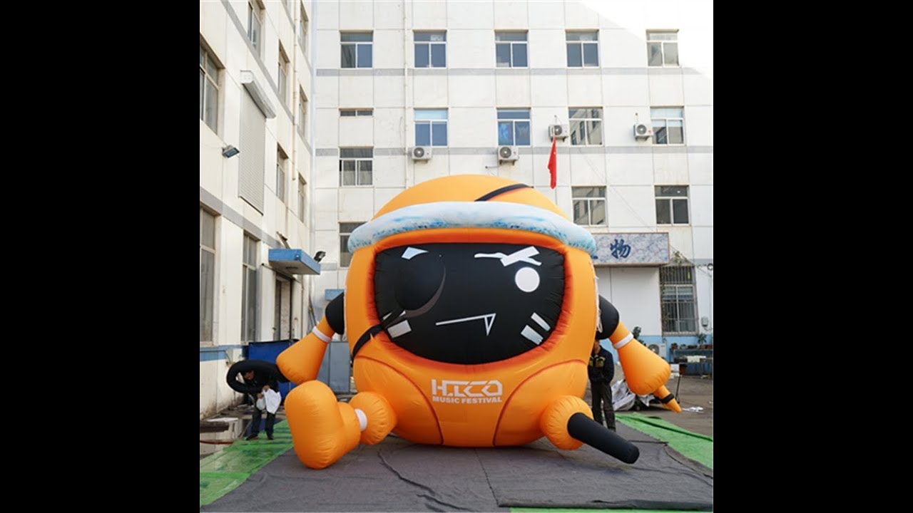 New design giant inflatable maker faire robot for Robot company ...