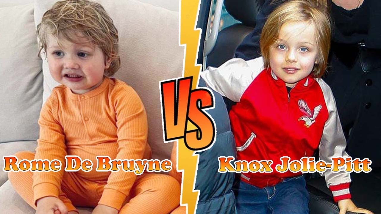Knox Jolie-Pitt (Jolie Pitt's Son) Vs Rome De Bruyne (Kevin De Bruyne's ...
