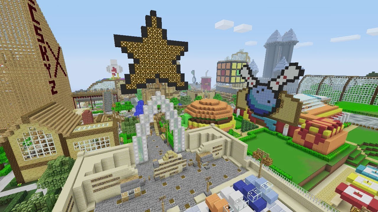 Minecraft Xbox - Lion Cub Park - From The Skys - Part 10 *Stampy ...