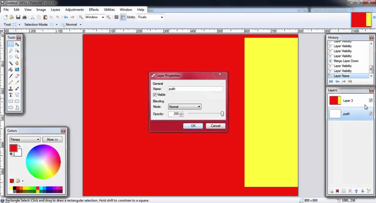 tutorial paint.net (bahasa) - 03 layer - YouTube