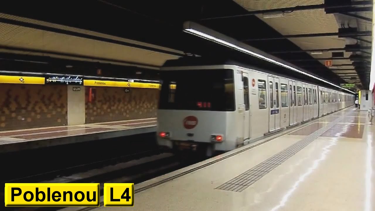 Poblenou L4 : Metro de Barcelona ( TMB 2100 - 9000 ) [2015] - YouTube