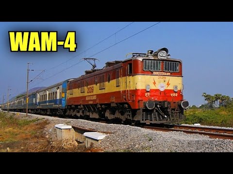 Class WAM-4 Electric Locomotives in India 2015 🇮🇳 - YouTube