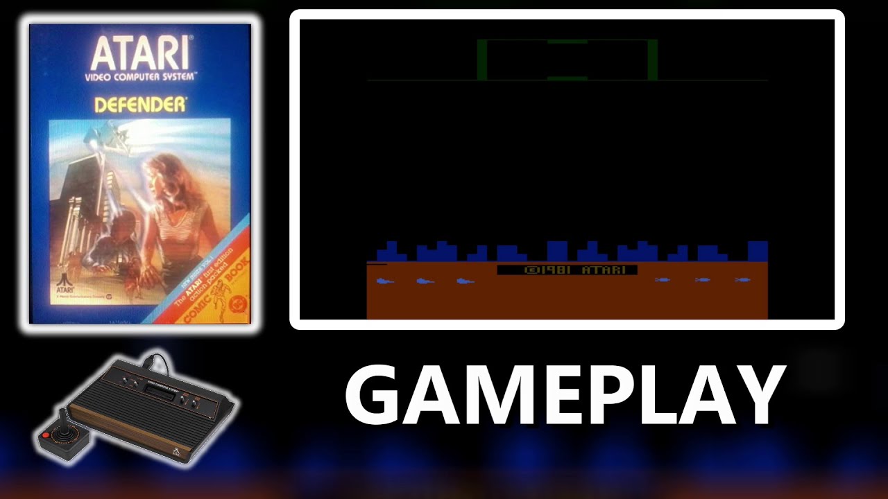 Defender (Atari 2600) Gameplay - YouTube