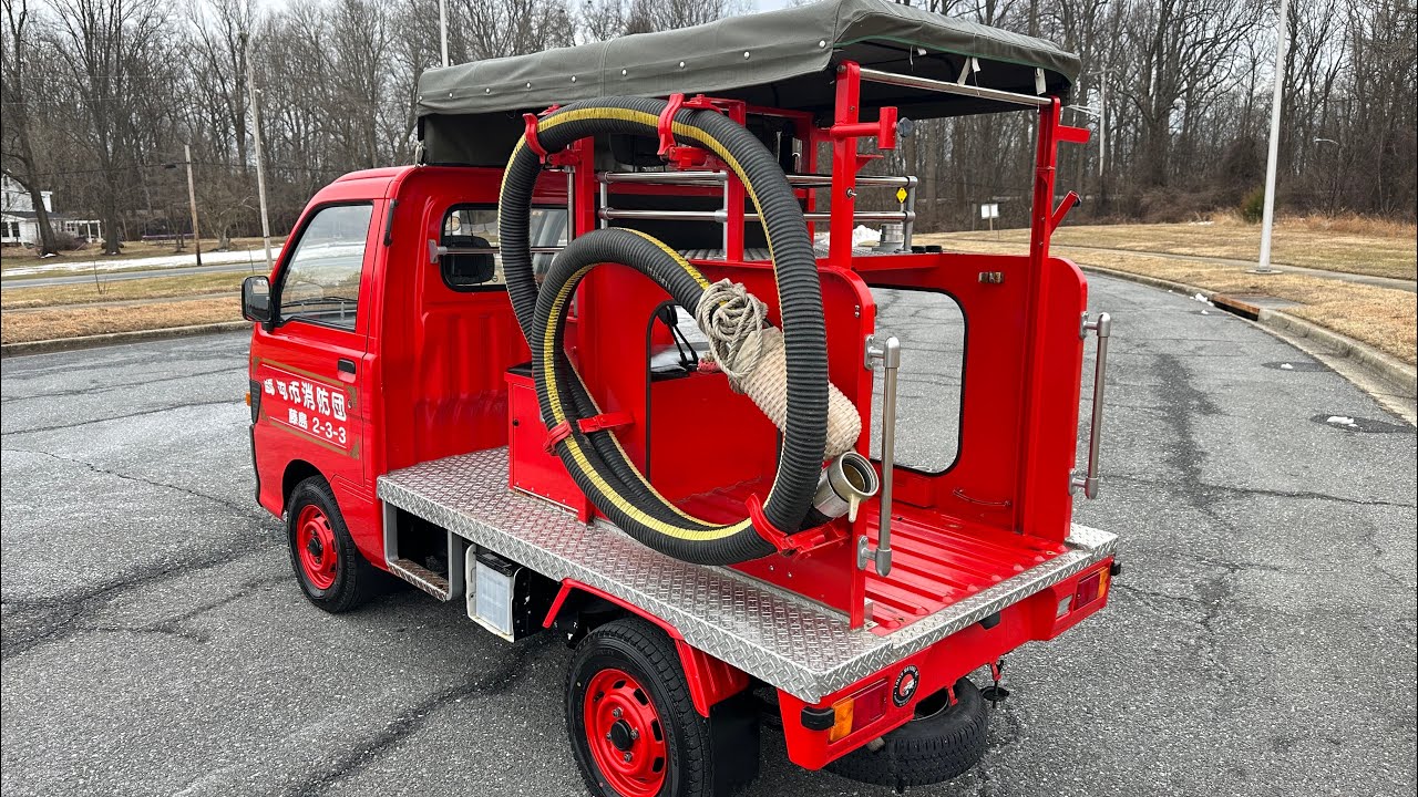 Kei Truck Fire Truck Daihatsu