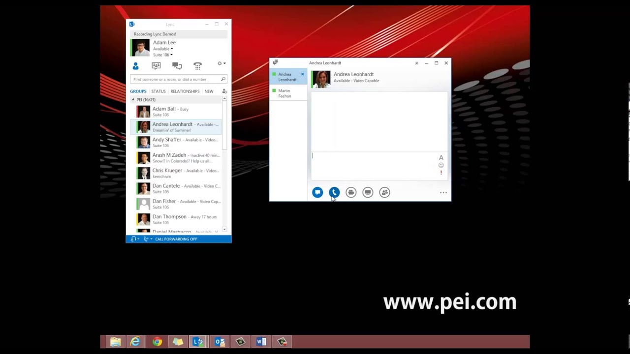 Microsoft Lync 2013 - How to Park Calls and Retrieve Them - YouTube