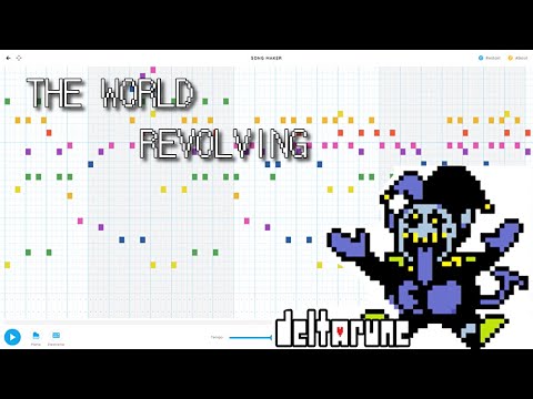 【Chrome music lab】Deltarune / THE WORLD REVOLVING - YouTube
